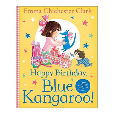 英文原版 Happy Birthday Blue Kangaroo 蓝袋鼠系列绘本 粉色的生日 Emma Chichester Clark 英文版 进口英语原版书籍