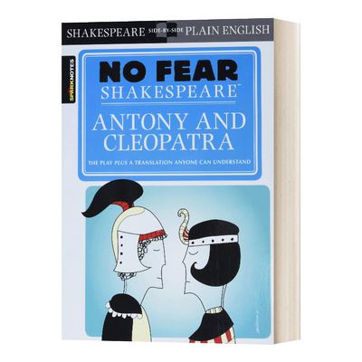 别怕莎士比亚 安东尼与克莉奥 Sparknotes Antony&Cleopatra No Fear Shakespeare 英文原版文学读物 进口悲剧英语书籍