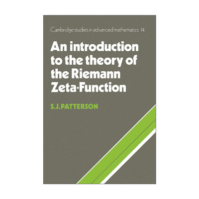 英文原版 An Introduction to the Theory of the Riemann Zeta-Function 黎曼zeta函数理论导读 剑桥高等数学研究系列 英文版