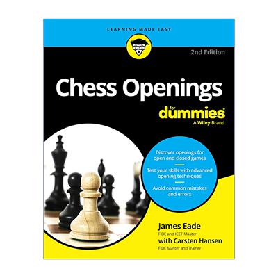英文原版 Chess Openings For Dummies 国际象棋开局 达人迷 入门参考系列 英文版 进口英语原版书籍