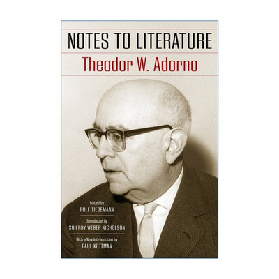 英文原版 Notes to Literature 文学笔记 结合版 Theodor W. Adorno阿多诺 英文版 进口英语原版书籍