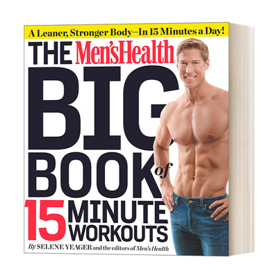 英文原版 The Men's Health Big Book of 15-Minute Workouts 15分钟练出强健体魄 运动健身实用性建议 英文版 进口英语原版书籍