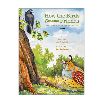 英文原版 How the Birds Became Friends 鸟儿是如何成为朋友的 Zev Labinger 精装图画书 英文版 进口英语原版书籍