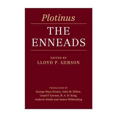 Plotinus: The  Enneads  普罗提诺 九章集 附翻译及注释