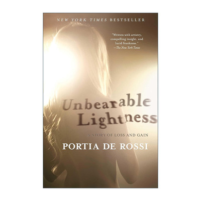 英文原版 Unbearable Lightness 无法承受的轻盈 一个关于得与失的故事 波西亚罗西传记 英文版 进口英语原版书籍