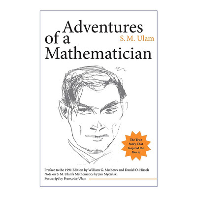英文原版 Adventures of a Mathematician 一位数学家的经历 近代世界十大数学家之一S. M. Ulam乌拉姆自传 英文版 进口英语书籍