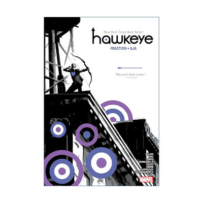 英文原版 Hawkeye By Fraction & Aja Omnibus New Printing 鹰眼精选集 漫威漫画 精装收藏版 英文版 进口英语原版书籍