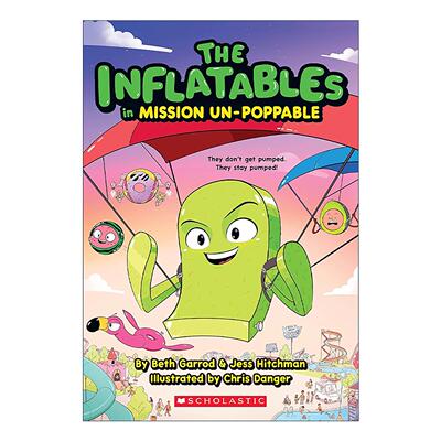 英文原版 The Inflatables In Mission Un-Poppable 充气艇大作战3 图像小说 英文版 进口英语原版书籍