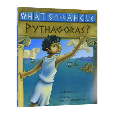 英文原版 What's Your Angle  Pythagoras 你的“目的”是什么 毕达哥拉斯 角度 三角形 数学探险故事 理解数学概念 英文版 进口书