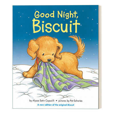 英文原版绘本 Good Night  Biscuit A Padded Board Book 晚安 小饼干狗 大开本纸板书 启蒙认知绘本 英文版 进口英语原版书籍