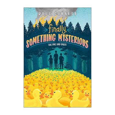 英文原版 Finally Something Mysterious 终于有了神秘的事件 儿童推理冒险小说 Doug Cornett 英文版 进口英语原版书籍