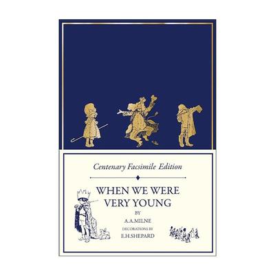 英文原版 Winnie-the-Pooh Centenary Facsimile Edition 小熊维尼童谣 当我们还很小的时候 百年纪念精装礼盒版 进口英语原版书籍