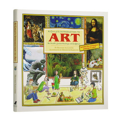 我的第1本儿童艺术启蒙书 A Child's Introduction to Art 全彩精装 英文原版儿童英语启蒙书籍
