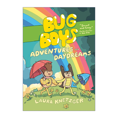 英文原版 Bug Boys 03: Adventures and Daydreams 虫童系列3 冒险与白日梦 儿童幽默漫画 精装 Laura Knetzger 英文版 进口书籍