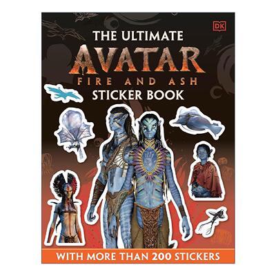 英文原版 Avatar Fire and Ash Ultimate Sticker Book  阿凡达3 火与烬 贴纸书 英文版 进口英语原版书籍