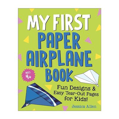 英文原版 My First Paper Airplane Book 纸飞机之书 折纸工具包 儿童益智游戏活动书 英文版 进口英语原版书籍