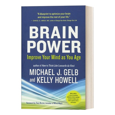英文原版 Brain Power Improve Your Mind as You Age 脑力提升 随着年龄的增长提升脑力 Michael J Gelb 英文版 进口英语原版书籍