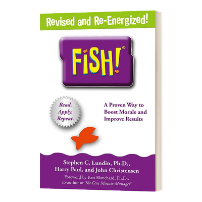 鱼 一种激发工作热情的好方法 Fish! A remarkable way to boost morale and improve results 英文原版企业管理读物进口英语书籍