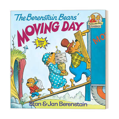 贝贝熊的搬家日英文儿童绘本