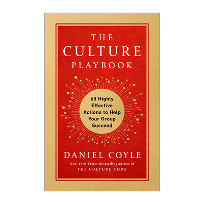 英文原版 The Culture Playbook 文化攻略 帮助你的团队成功的60个高效行动 商业管理 Daniel Coyle 精装 英文版 进口英语原版书籍