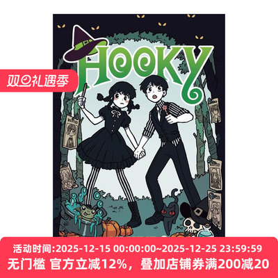 英文原版 Hooky Volume 2 双胞胎兄妹的奇幻冒险2 全彩漫画 英文版 进口英语原版书籍