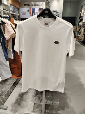 Dickies25春夏新品 经典小LOGO刺绣徽章短袖T恤  DK0A87FS