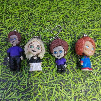 正版散货TOMY T-ARTS chucky鬼娃回魂恰奇新娘摇头挂件挂饰扭蛋