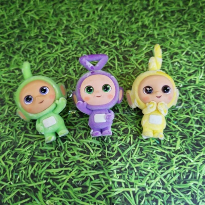 正版散货Teletubbies天线宝宝丁丁拉拉迪西波波植绒公仔模型摆件