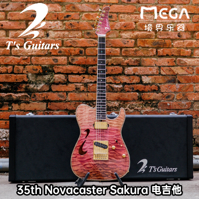 (已售定制参考）T's Guitars 35th Novacaster Sakura  电吉他