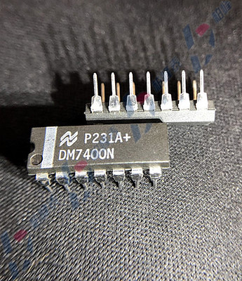 DM7400N 同SN7400N DIP-14 四路2输入正与非门 NS进口原装 可直拍