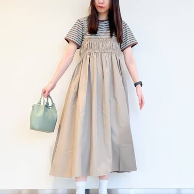 山系休闲经典好搭日系背带裙