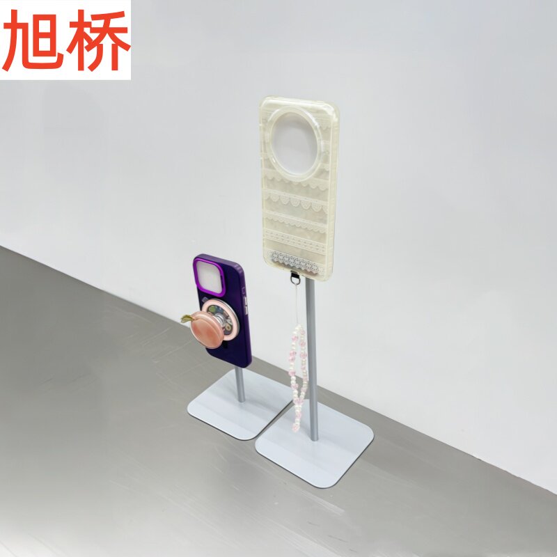 手机壳展示架立式数码展架金属支架亚克力磁吸陈列架双面壳支架