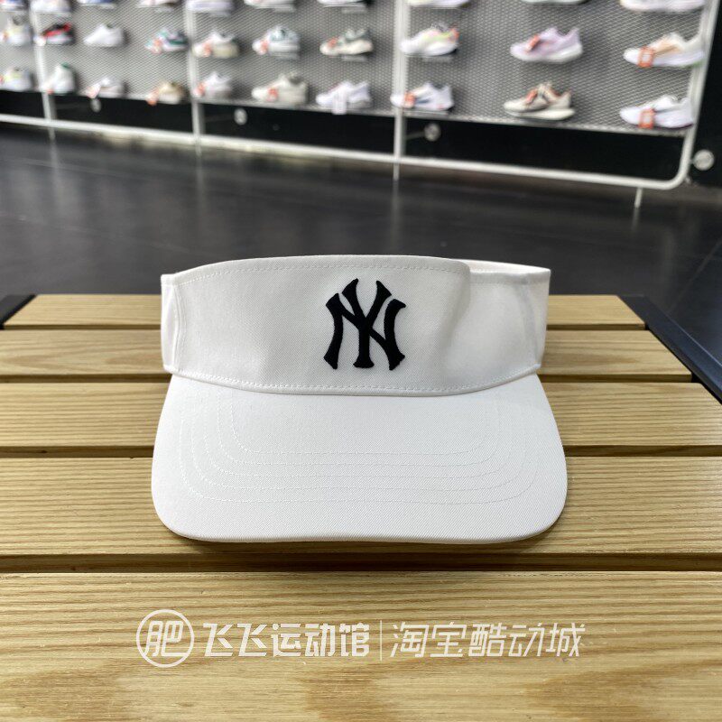 正品MLB刺绣LOGO大标户外遮阳防晒情侣运动休闲棒球鸭舌帽空顶帽
