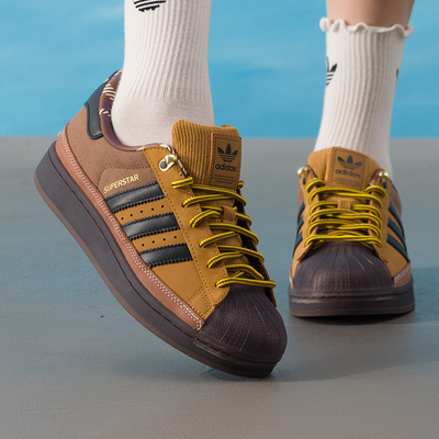 阿迪达斯三叶草贝壳头男女板鞋