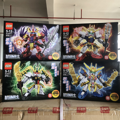 OBM99291三国英雄机甲关羽张飞