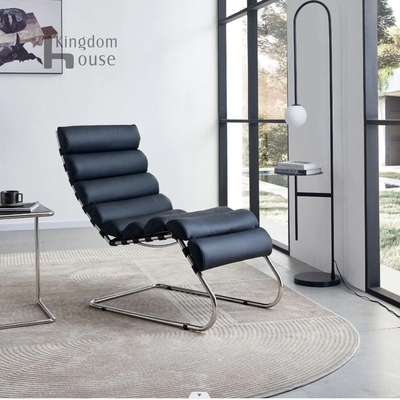 MR chaise lounge Chair 躺椅家具中古椅子设计师不锈钢休闲沙发