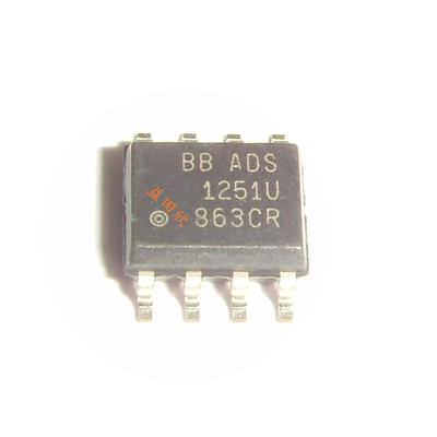 正品  ADS1251 ADS1251U SOP8封装 24位20kHz的低功耗模数转换器