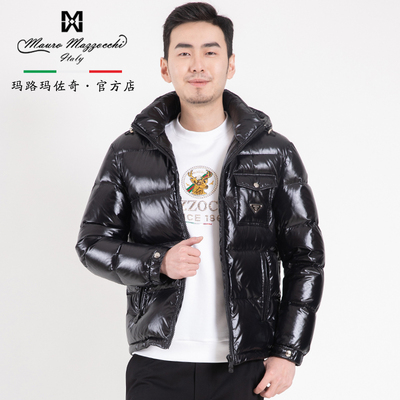 玛路秋冬休闲时尚连帽羽绒服