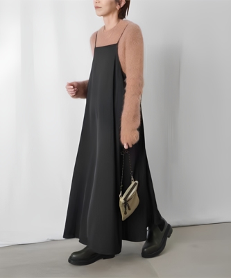 【ATPLAL】LUCALADYLUCKLUCA日本原单潮牌醋酸面料时尚款背带裙