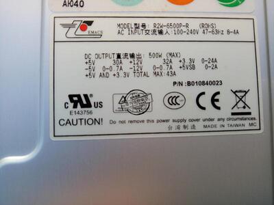 全新原装浪潮NF5220服务器热插拔冗余电源模块R2W-6500P-R 现货