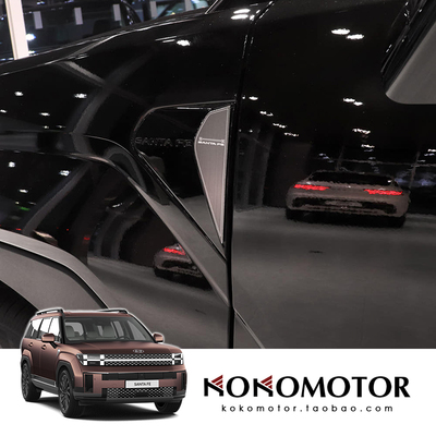 HYUNDAI SANTAFE MX5 现代新胜达铝合金叶子板装饰板 韩国进口