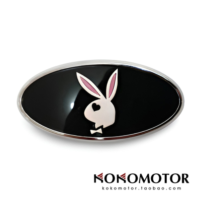 现代起亚花花公子小兔子改装车标