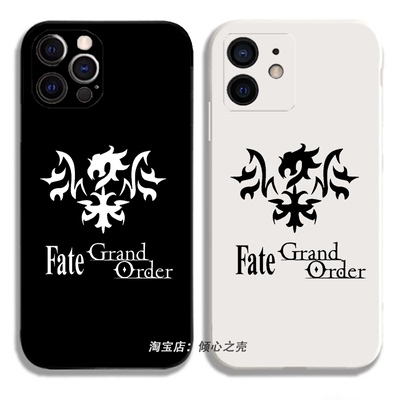 Fate黑贞德圣女FGO动漫13手机壳11适用于iPhone16promaxR苹果15小米14华为pura70荣耀OPPO一加12VIVO红米三星
