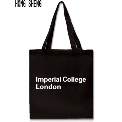 伦敦帝国理工学院Imperia印花帆布包留学纪念 单肩手提休闲购物袋