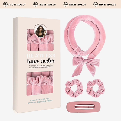 丝绒免烫睡眠卷发棒不伤发持久