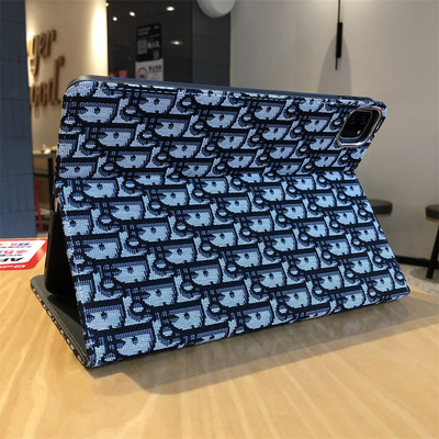 老花刺绣百搭适用iPad11代平板壳pro11气质款10代/10.9寸/10.2/air3全包书本式翻盖9.7保护套防摔mini6迷你45