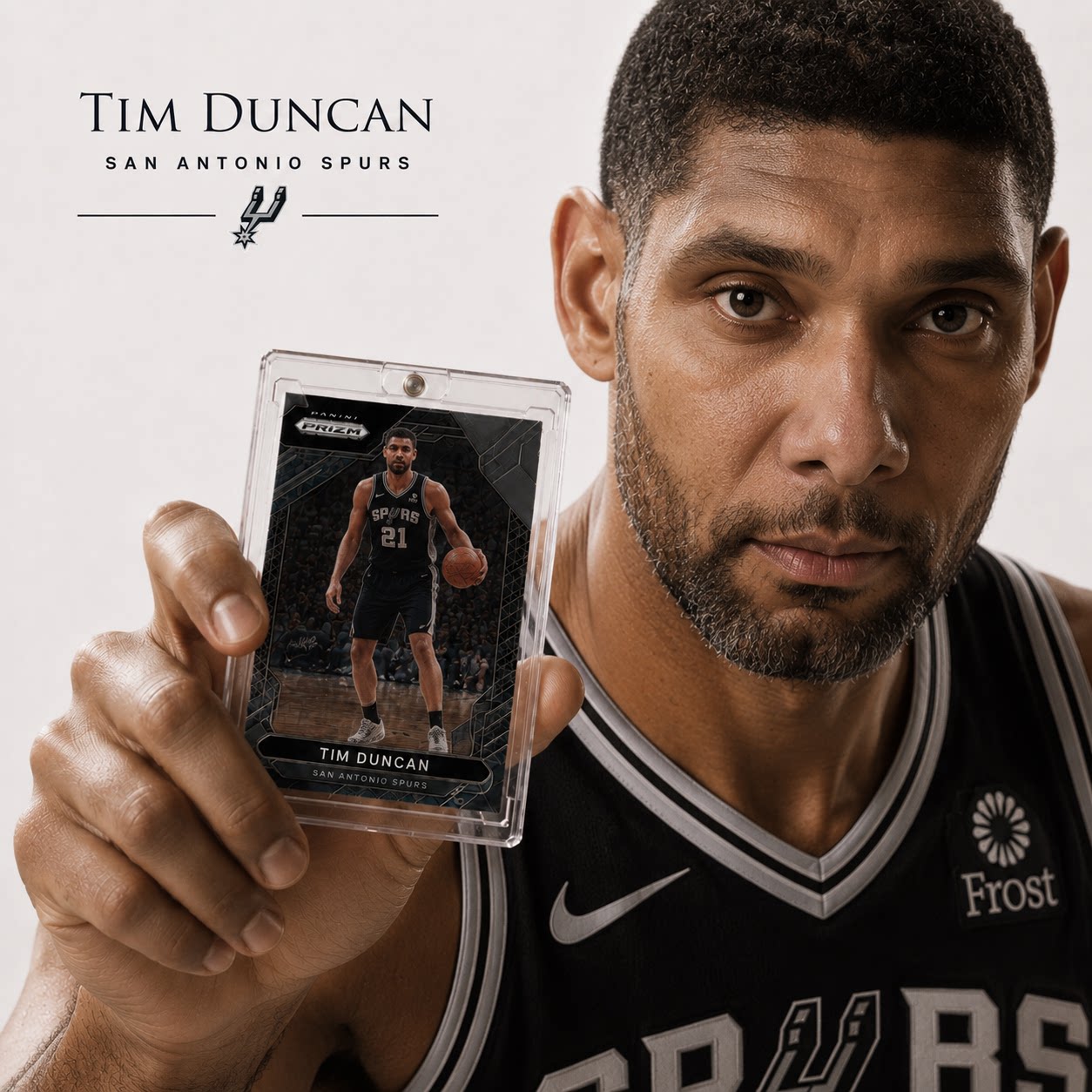 马刺王朝蒂姆邓肯Duncan全明星mvp冠军正版篮球NBA球星卡包邮男友