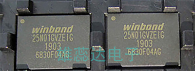 储存器芯片W25N01GVZEIG全新原装