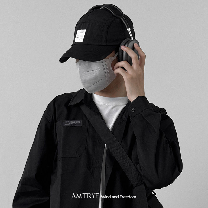 AMTRYE潮牌新品日系速干棒球帽男款软顶防晒鸭舌帽女加深顶显脸小