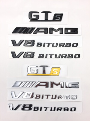 新BENZ奔驰GT S ///AMG V8BITURBO 4MATIC+ 尾标侧标改装车标